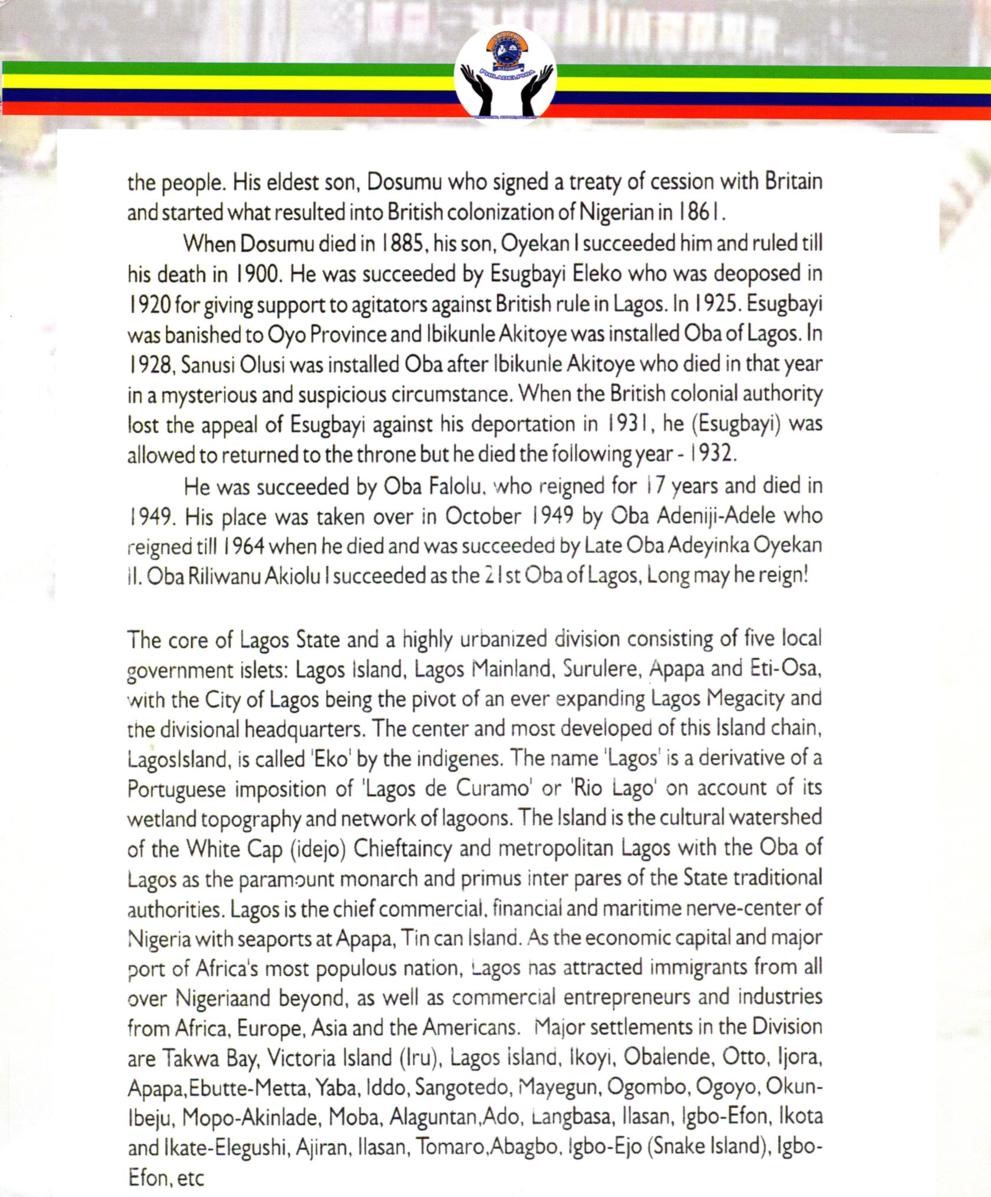 History of Lagos – EKO CLUB PHILADELPHIA